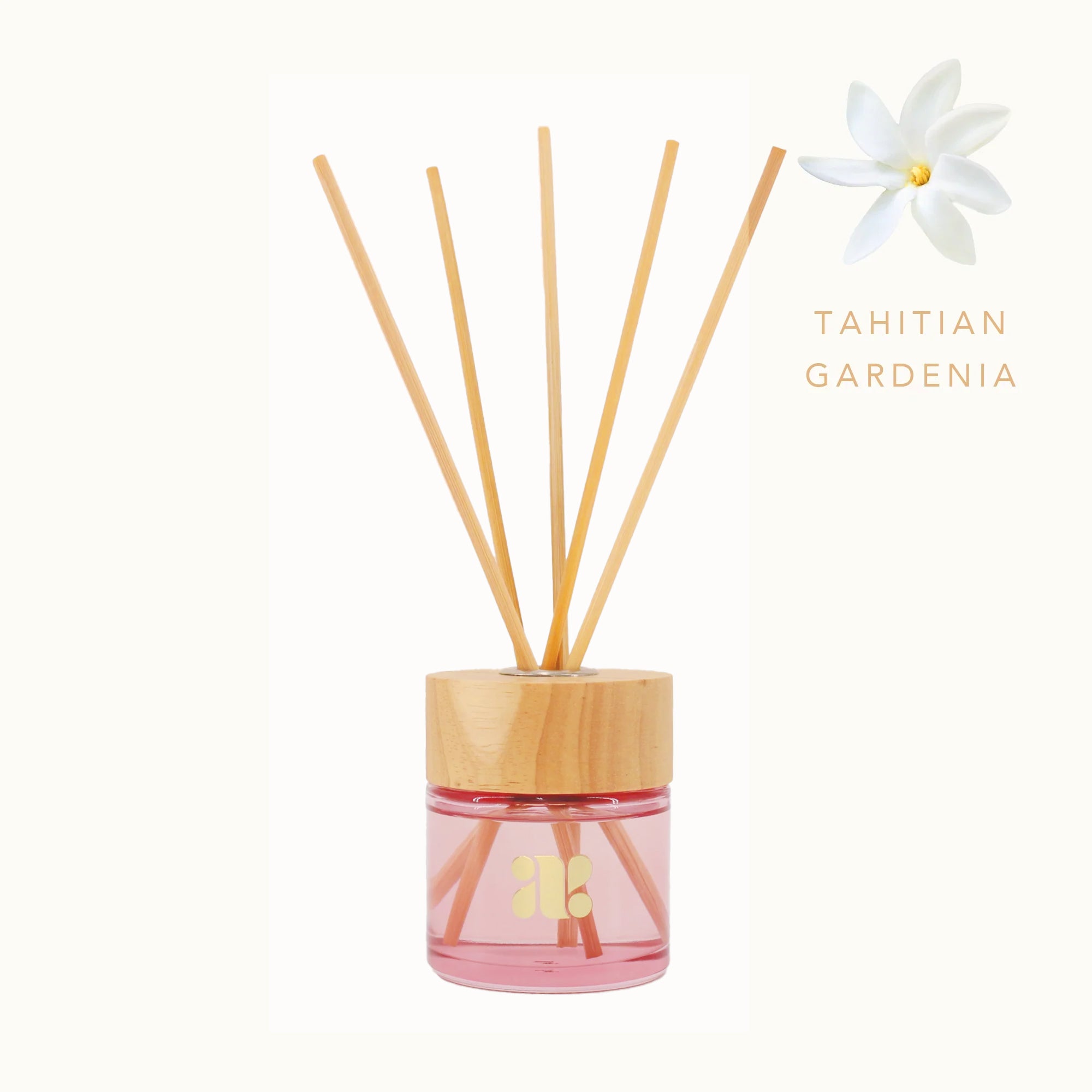 Reed Diffuser 100ml Tahitian Gardenia (Pink)
